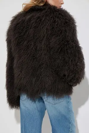 STAND STUDIO Charlotte Faux Fur Coat