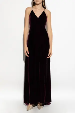 FORTE_FORTE Velvet Maxi Slip Dress