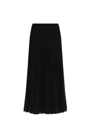 Chloé Silk Skirt - Black