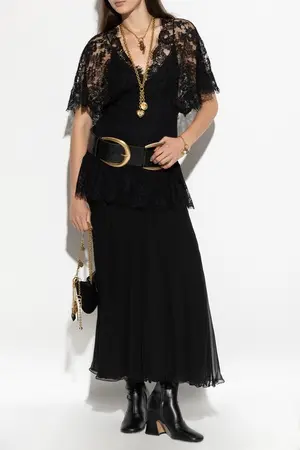 Chloé Silk Skirt - Black