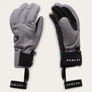 Oakley Leather Palm Insulated Gloves - Cement
