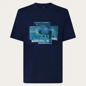 Oakley Printed Cotton T-Shirt Abyss
