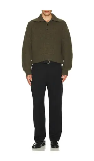 Vince Long Sleeve Mockneck Sweater