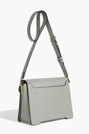 Marni Trunkaroo Leather Shoulder Bag - Stone