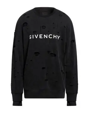 Givenchy Cotton Fleece Sweatshirt - Charcoal