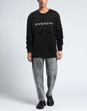 Givenchy Cotton Fleece Sweatshirt - Charcoal