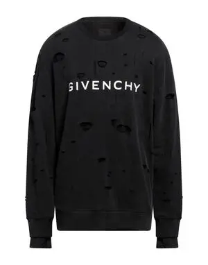 Givenchy Cotton Fleece Sweatshirt - Charcoal