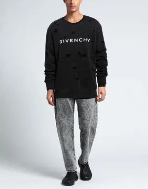 Givenchy Cotton Fleece Sweatshirt - Charcoal
