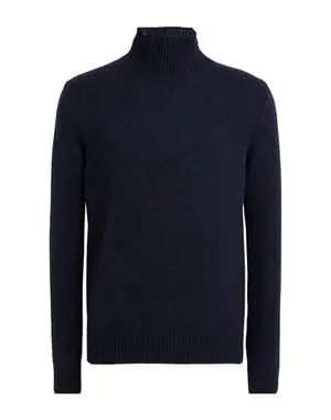 ARAGONA Turtleneck Cashmere Knit - Blue