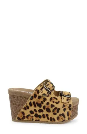 ZIGI Calf Hair Platform Wedge Sandal