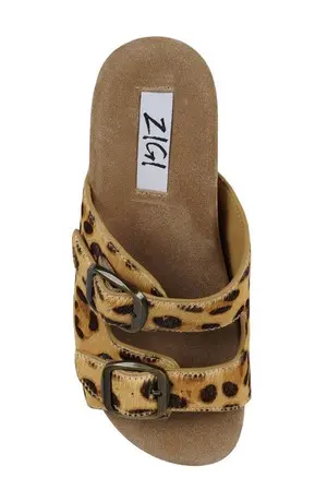 ZIGI Calf Hair Platform Wedge Sandal