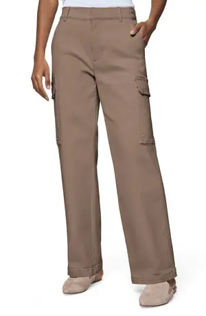 Splendid Ottilie Cotton-blend Cargo Pants - Cedar Brown
