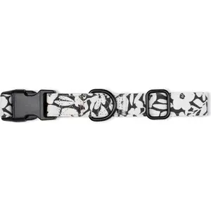 FRINGE STUDIO Floral Dog Collar - Charcoal