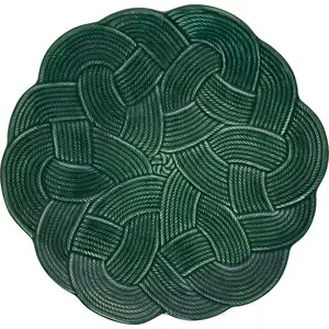 JULISKA Le Panier Mystic Knot Charger Plate - Basil