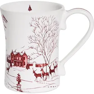 JULISKA Country Estate Winter Frolic Mug - Ruby