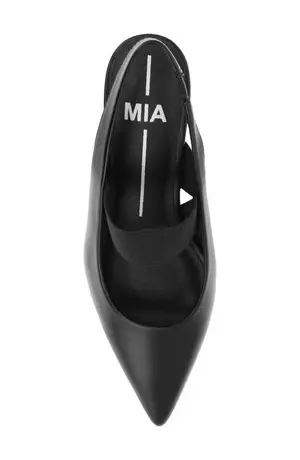 Mia Nicolette Slingback Pumps - Black