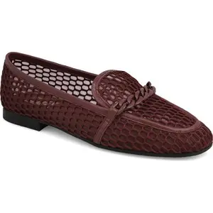 Mia Bailee Mesh Loafer - Burgundy