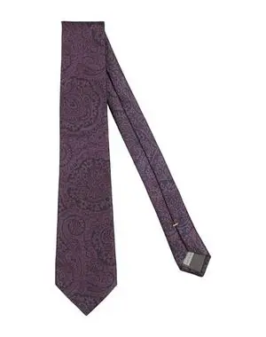 Canali CANALI Paisley-Print Necktie Purple