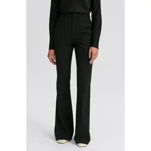 A.L.C. Sophie Ii Flare Wool-blend Pants - Black