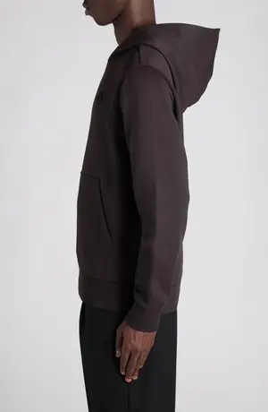 Moncler Logo Patch Cotton Hoodie