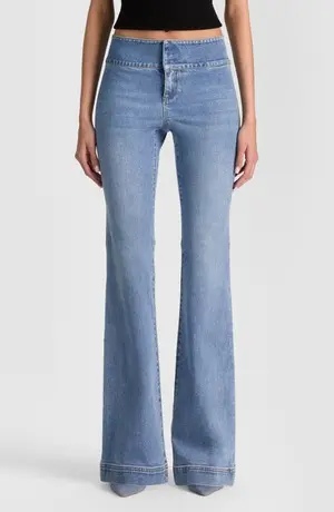 Alice + Olivia Mid-rise Bootcut Jeans