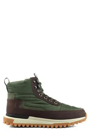 Pajar Fero 2.0 Waterproof Ankle Boots - Military Green-dark Brown