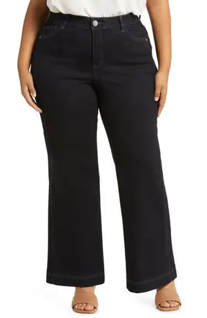 Wit & Wisdom Gracie Skyrise Wide Leg Jeans - Indigo