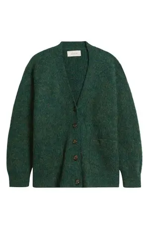 The Great. Brushed Melange Cardigan