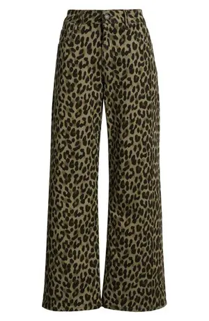 MAVI Sabrina Printed Wide Leg Jeans