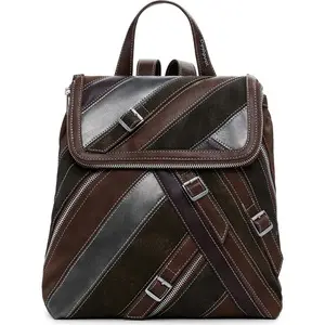 Desigual Small Faux-leather Backpack With Buckled Straps