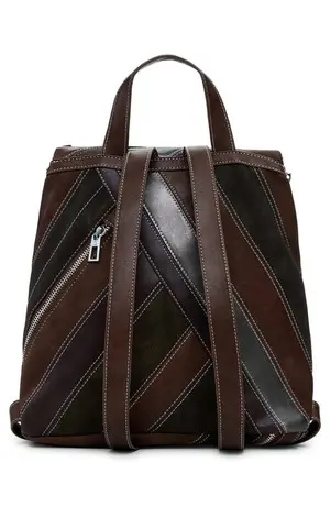 Desigual Small Faux-leather Backpack With Buckled Straps