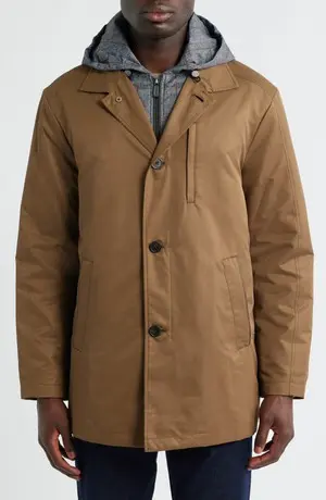 Johnston & Murphy Upton Raincoat With Removable Liner