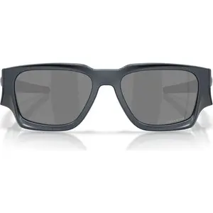 Oakley 58mm Rectangular Sunglasses - Blue Steel Prizm Black Iridium