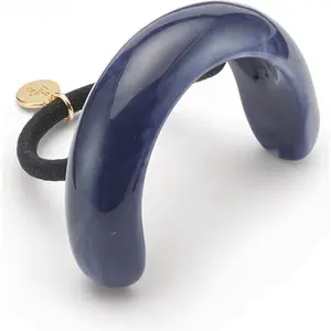 LELET NY Marbled Arch Ponytail Cuff - Lapis