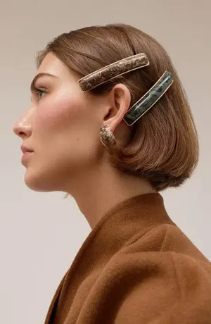 LELET NY Cobee Marble Barrette