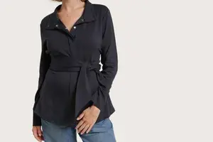 NOM MATERNITY Maternity & Nursing Tie Jacket