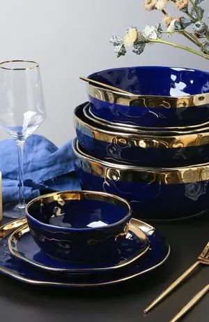 STONE + LAIN Florian Porcelain 16-piece Dinnerware Set