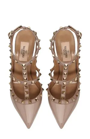 Valentino Garavani Rockstud T-strap Pumps