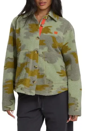 BILLABONG Breezy Fleece Shacket - Camouflage