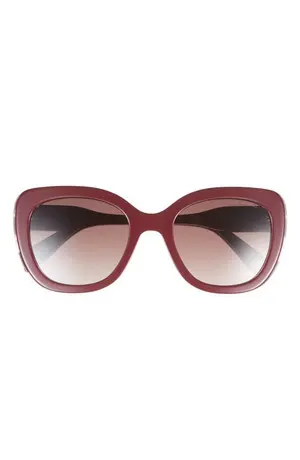 Marc Jacobs 53mm Gradient Cat Eye Sunglasses - Burgundy/brown Sf
