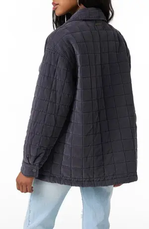 O'Neill Rya Quilted Jacket - Washed Black