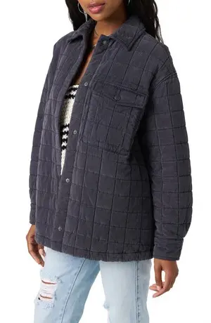 O'Neill Rya Quilted Jacket - Washed Black