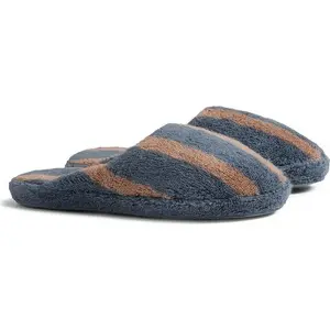 PARACHUTE Stripe Scuff Slipper - Dusk And Adobe