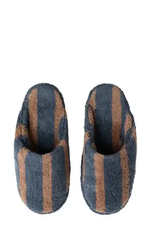 PARACHUTE Stripe Scuff Slipper - Dusk And Adobe