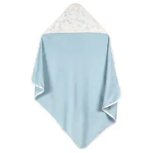 JUST BORN Hooded Towels Set - Soft Blue Tones