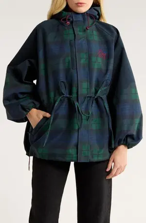 DAMSON MADDER Liu Plaid Raincoat