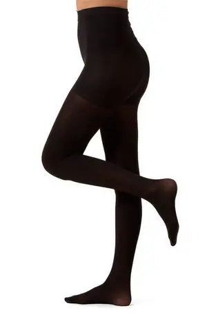 MEMOI Opaque Tights - Black