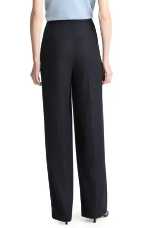 Vince Pleated Wide Leg Trousers