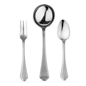 MEPRA Leonardo Serving Set3 Pieces - Silver