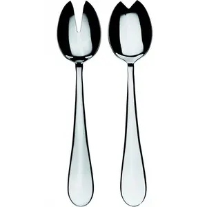 MEPRA Natura Salad Serving Set2 Pieces - Silver